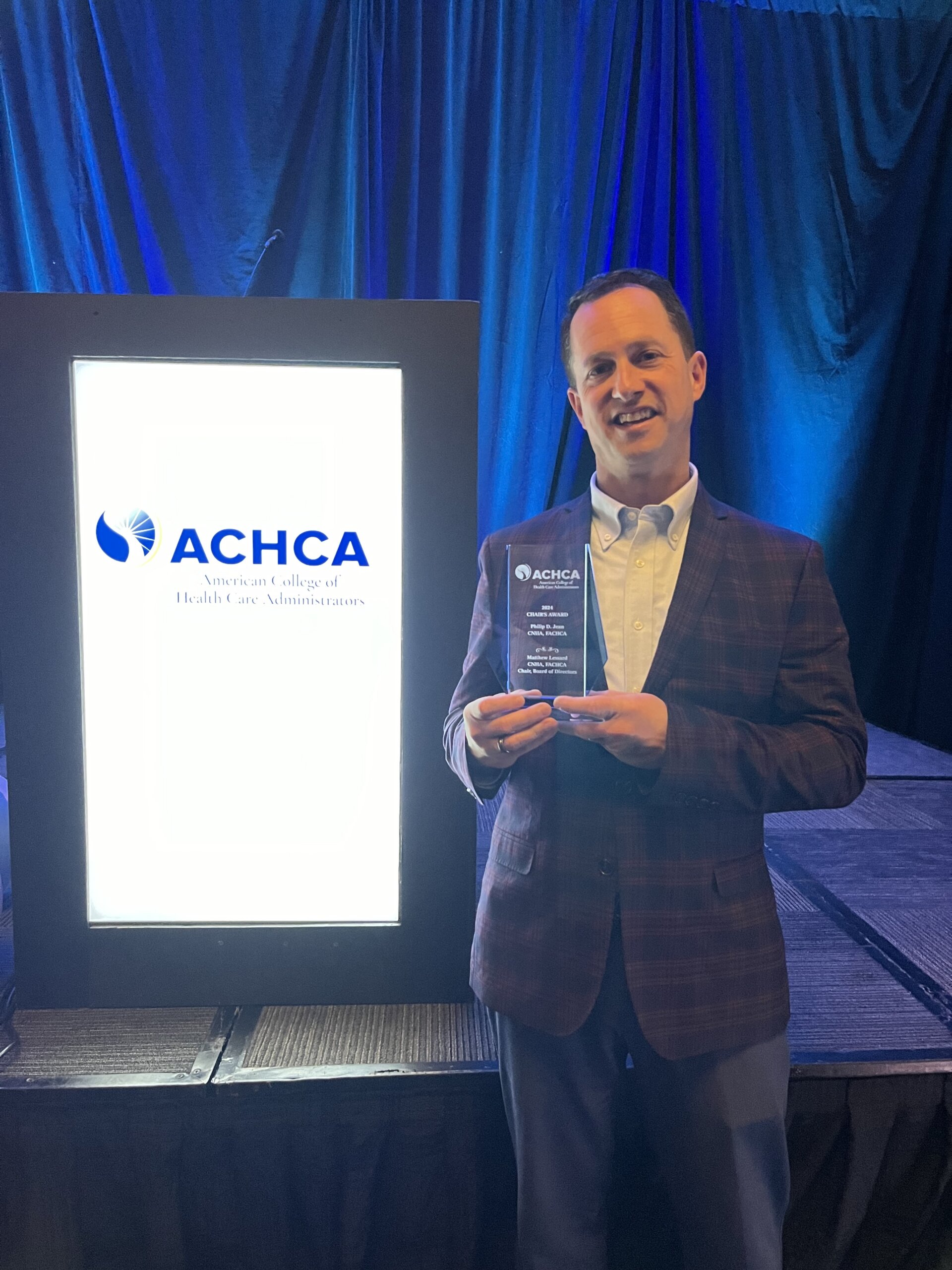 CEO Honored with ACHCA Chair Award | Piper Shores